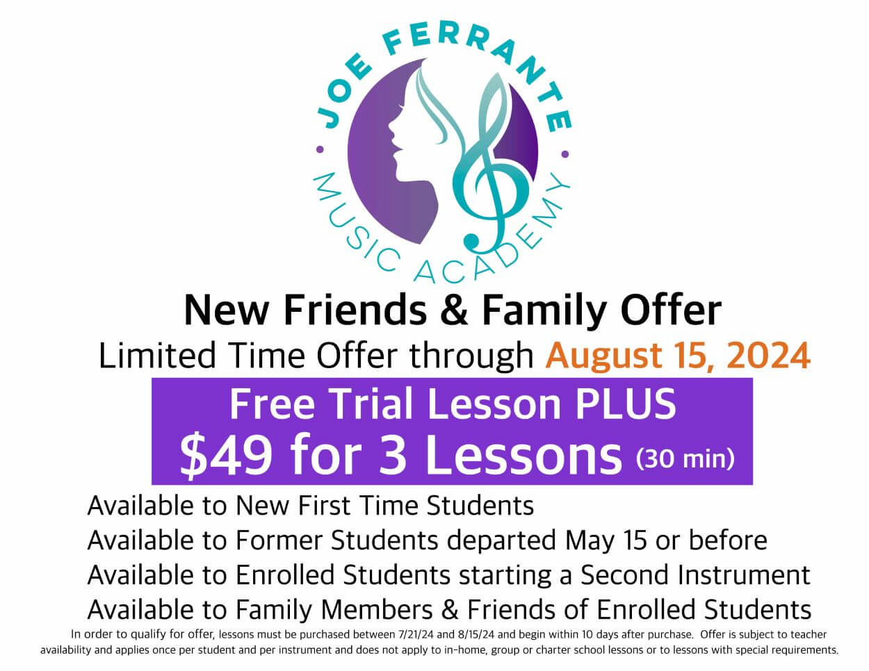 Contact - Joe Ferrante Music Academy Joe Ferrante Music Academy